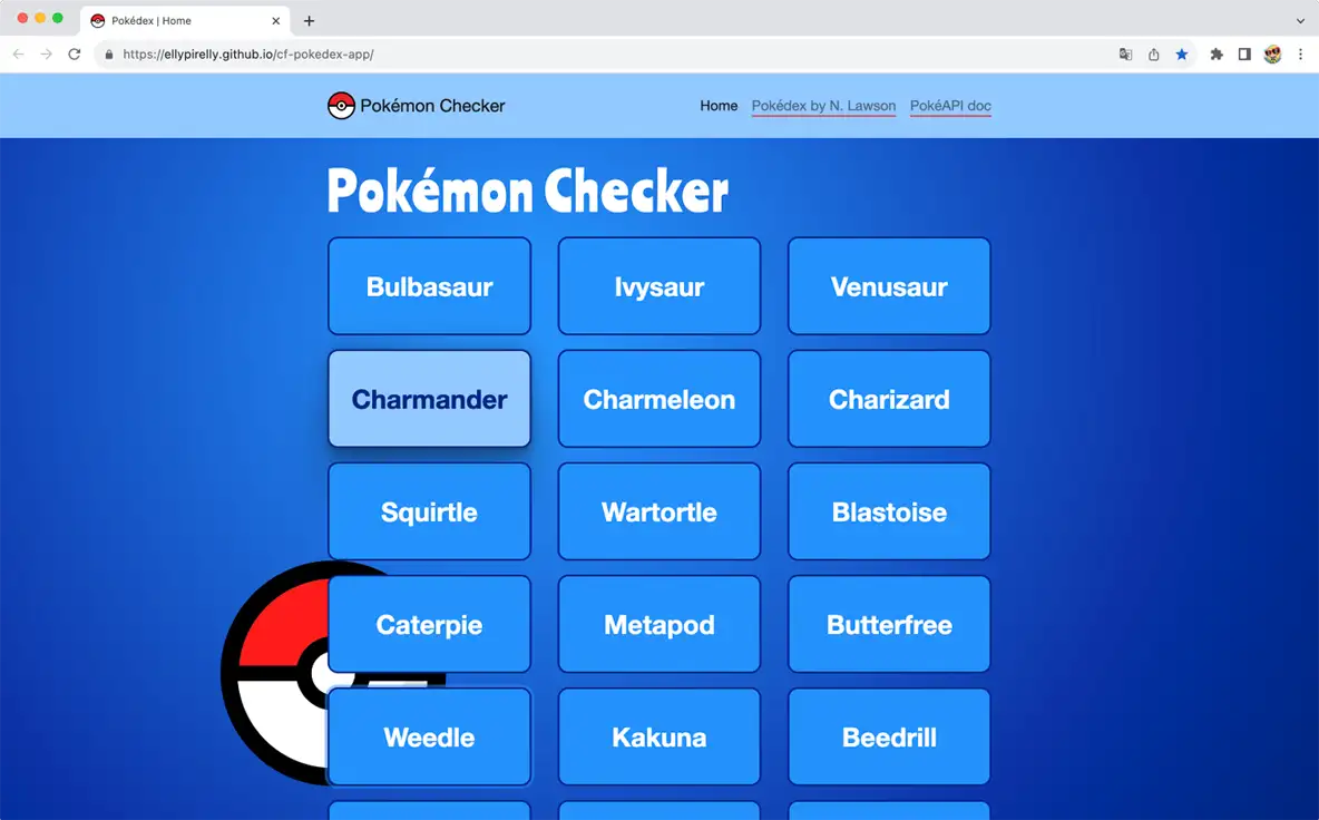 Elle Hanschen | Case Study Pokémon Checker